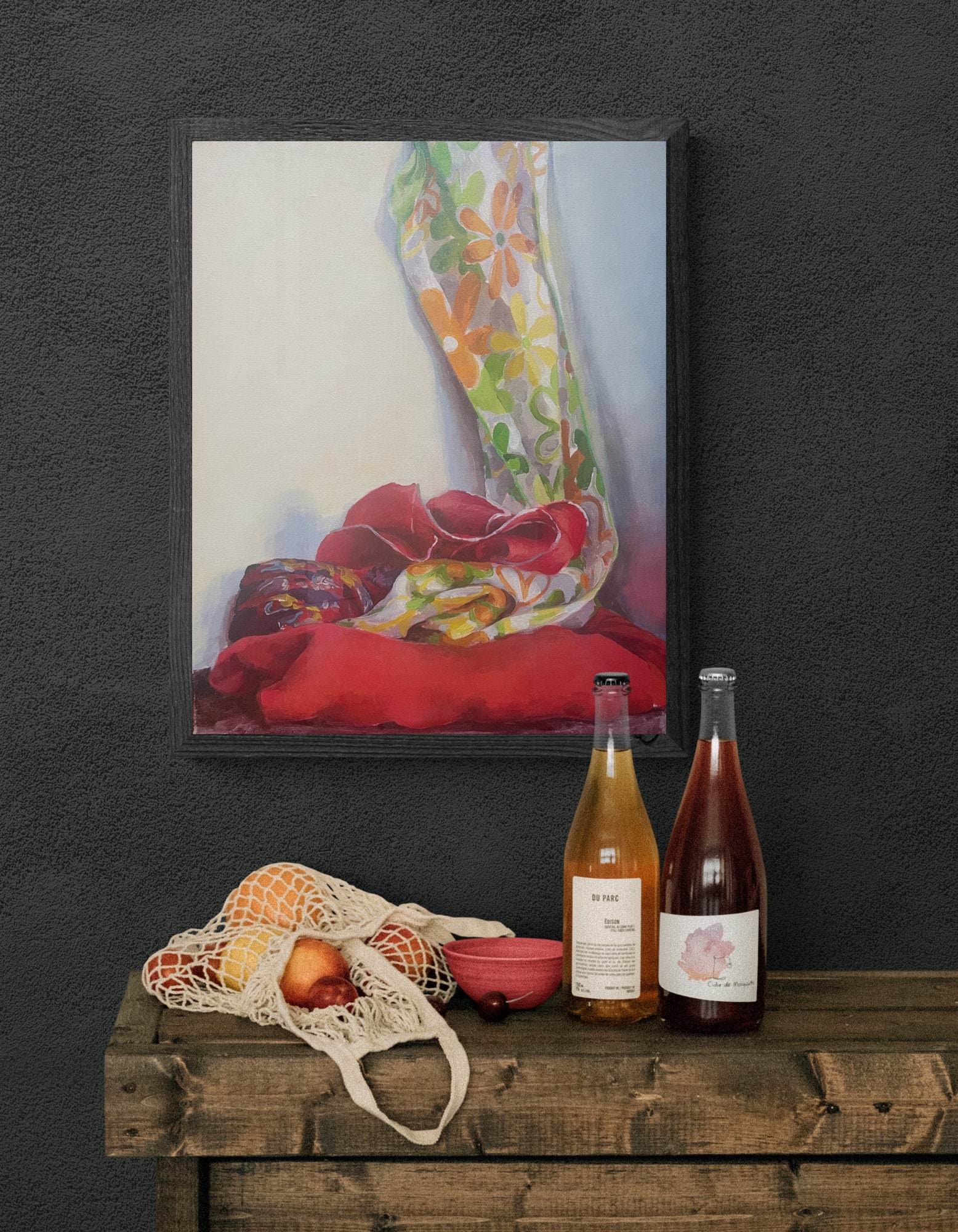 Original Oil Still Life Painting Draped Cloth - Etsy