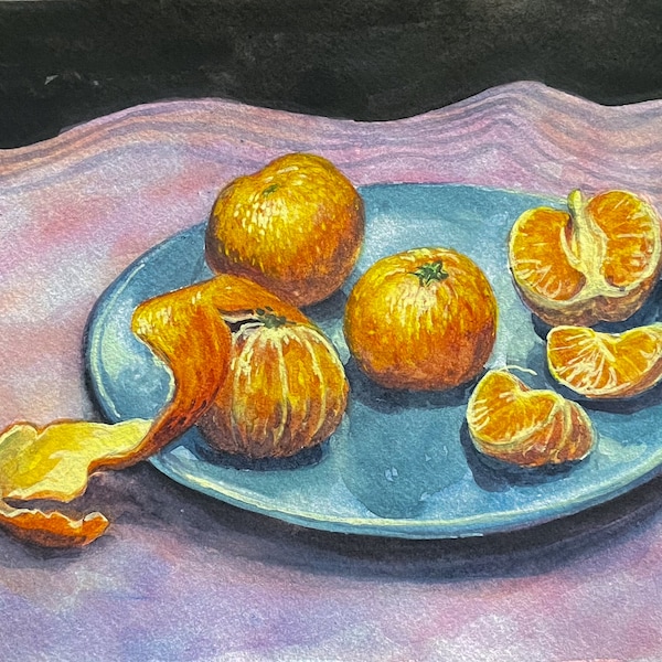 Orange Still Life - Etsy