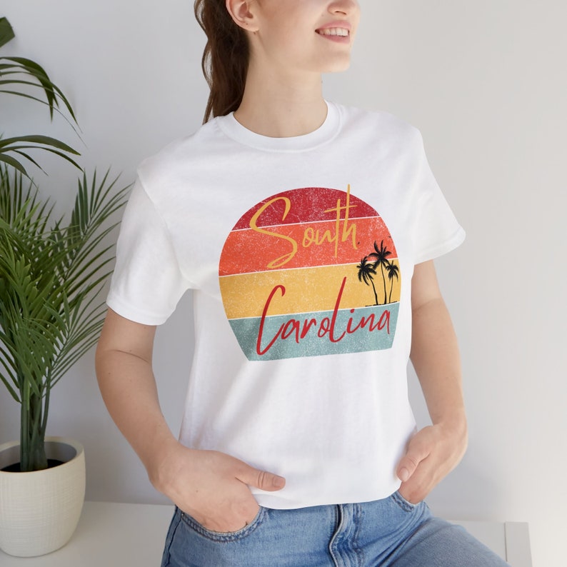 South Carolina Sunset Shirt, SC T-shirt, Retro Palmetto State Tee, SC ...
