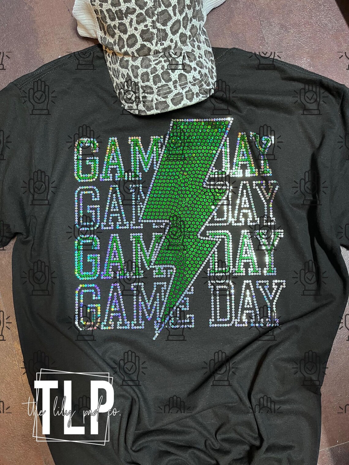 Custom Game Day Spangle Bling Tee, Team Spirit Shirt - Etsy