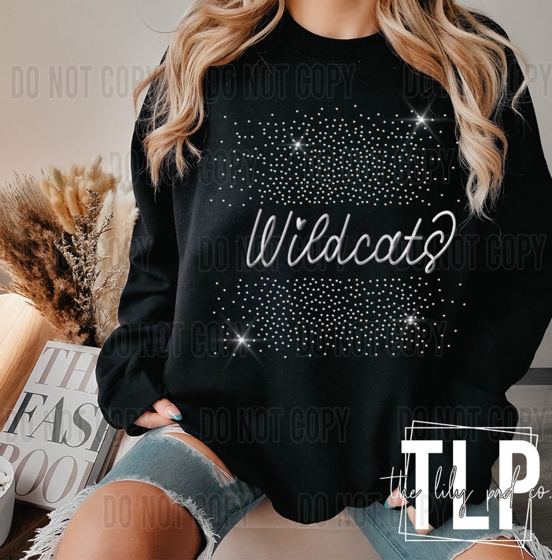 Custom Metallic Puff Mascot Team Tee, Spangle Scatter Design - Etsy