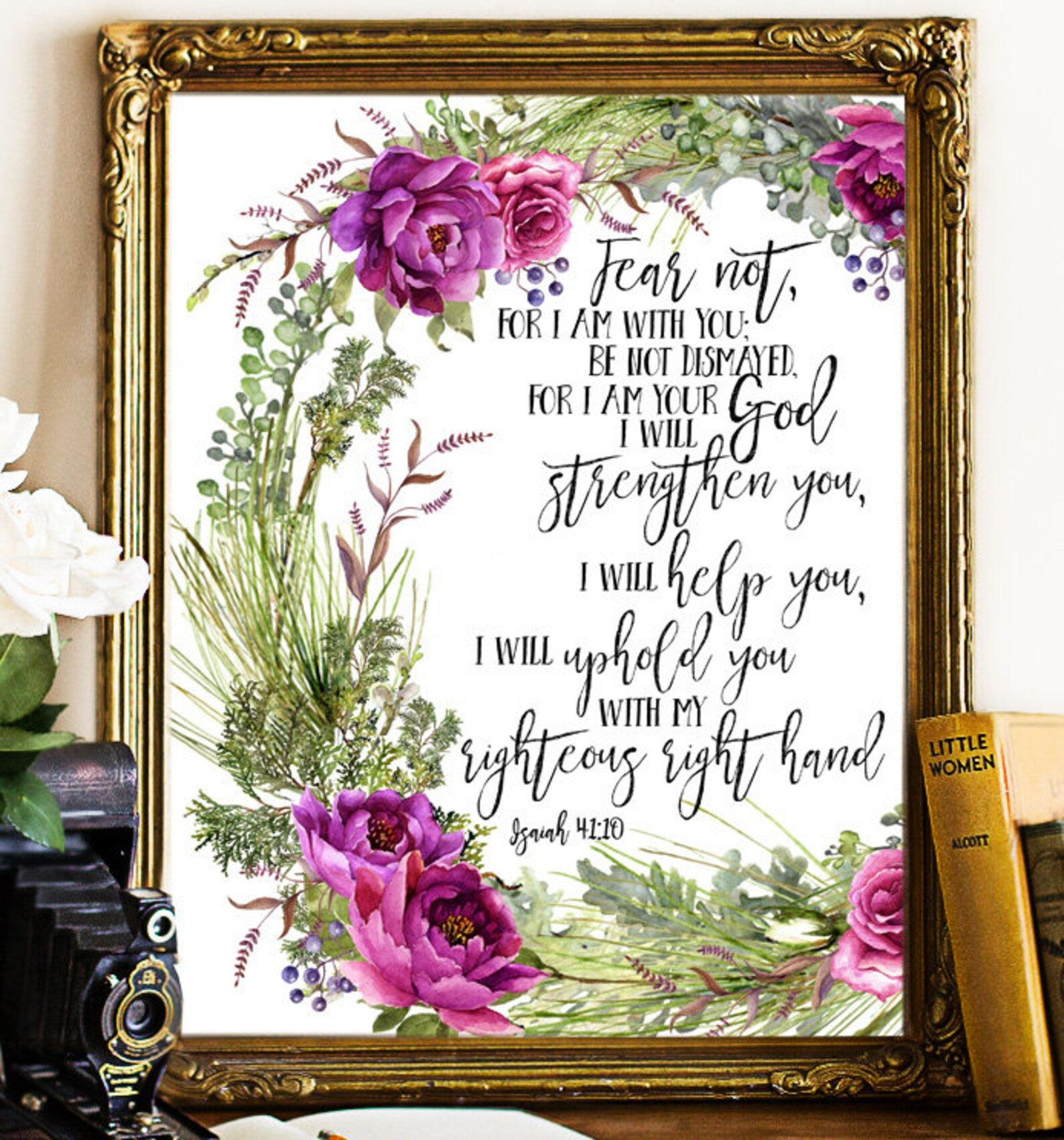 Ésaïe 41:10 Ne craignez pas pour moi car je suis avec vous - Etsy France Ésaïe 41:10 Ne craignez pas pour moi car je suis avec vous - Etsy France
