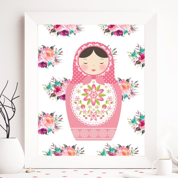 Matryoshka Print - Etsy