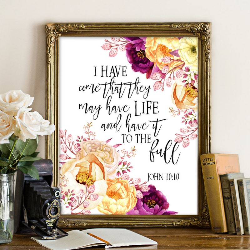 John 10 10 - Etsy