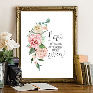 Love Quote Art, Nursery Wall Decor, Nursery Printable, Kids Wall Art ...