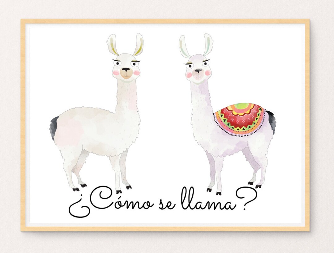 Funny Printable Llama Printable Funny Quote Spanish Quote - Etsy