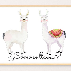 Funny Printable Llama Printable Funny Quote Spanish Quote - Etsy