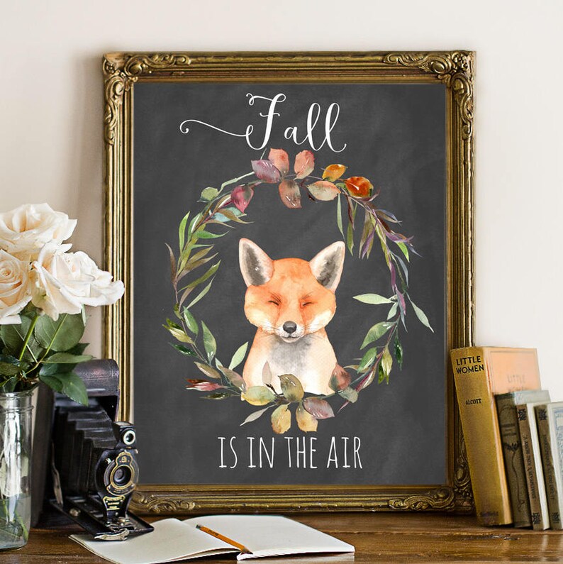 Autumn Gifts Fall Printable Autumn Printable Fall is in the - Etsy