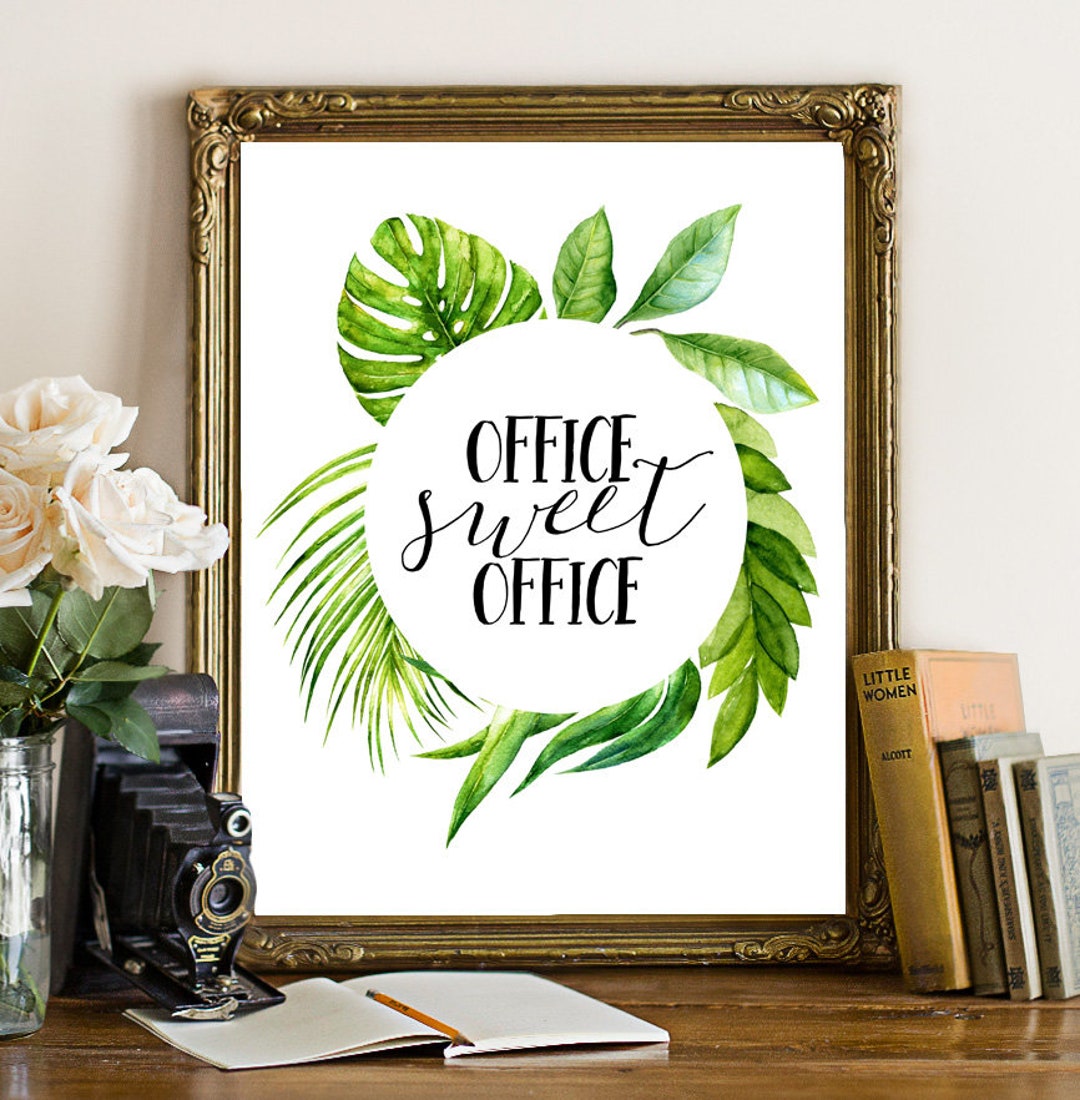 Printable Offce Sweet Offce, Office Decor, Office Printables, Office ...