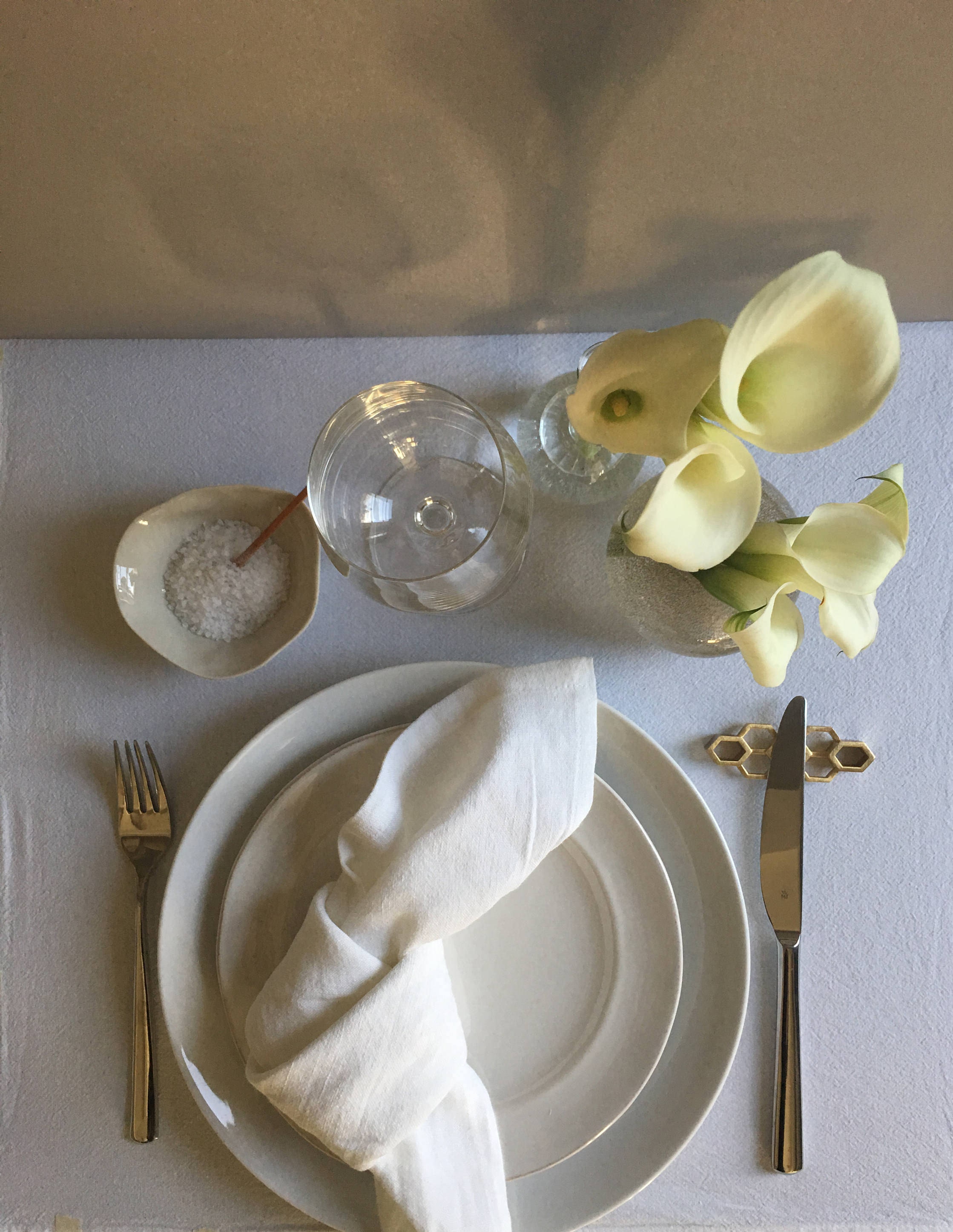 Honeycomb Gold Knife Rests. - Etsy