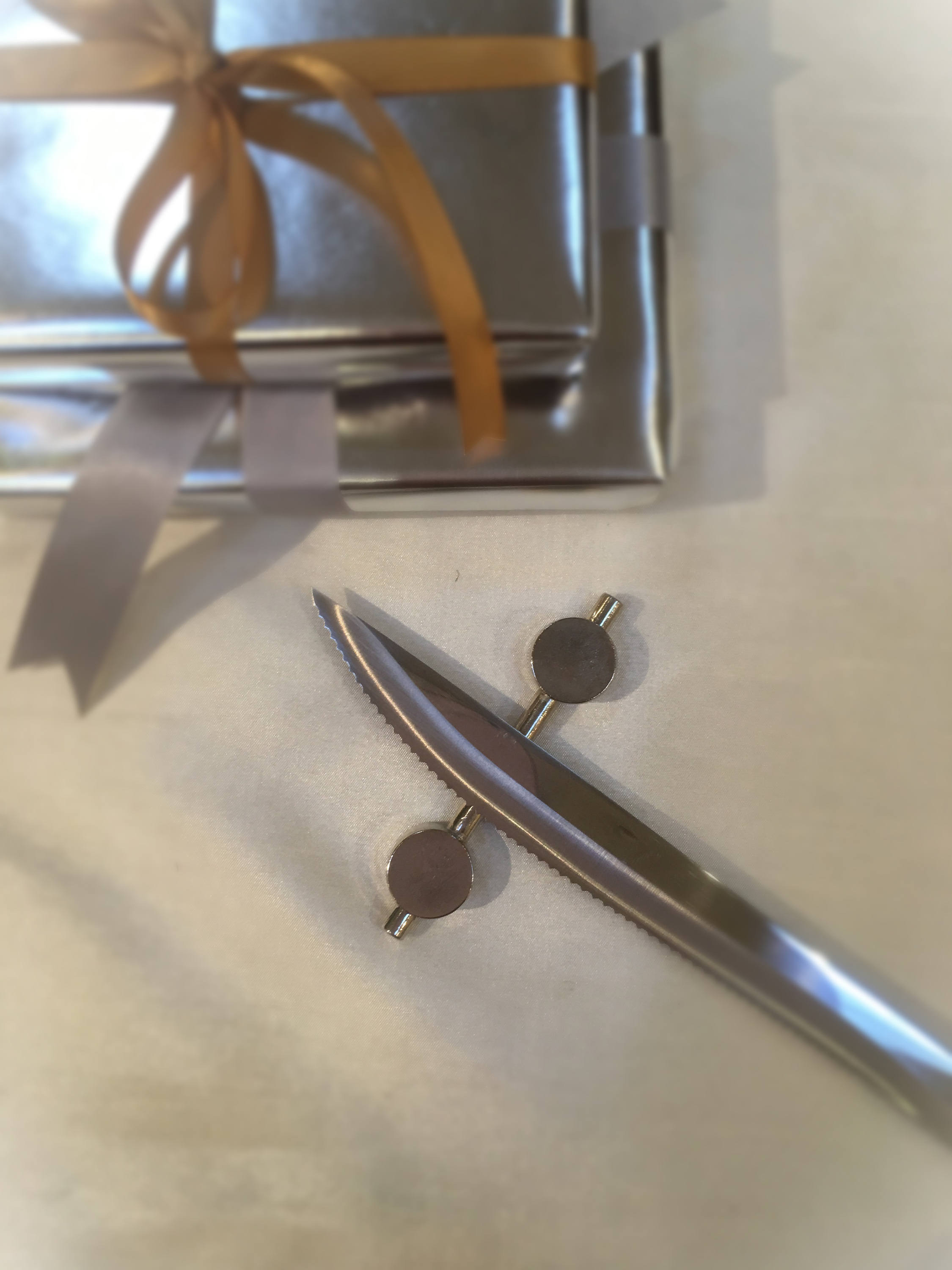 Carving Knife Rest Silver Plated Modern Set of Two - Etsy