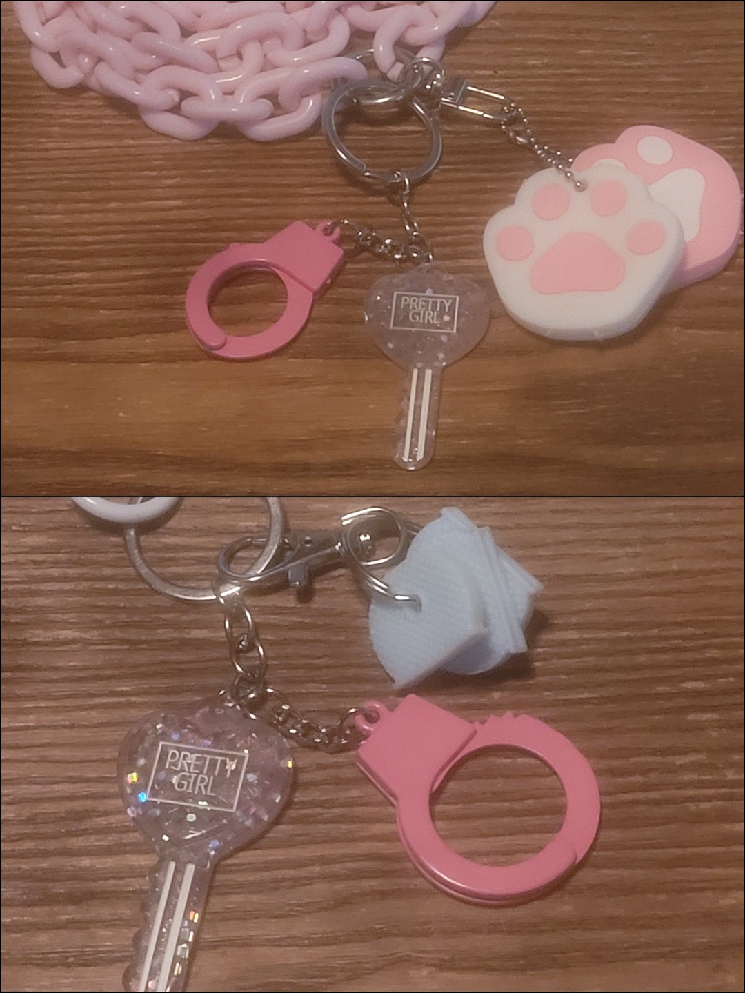 The pretty Girl Keychains - Etsy