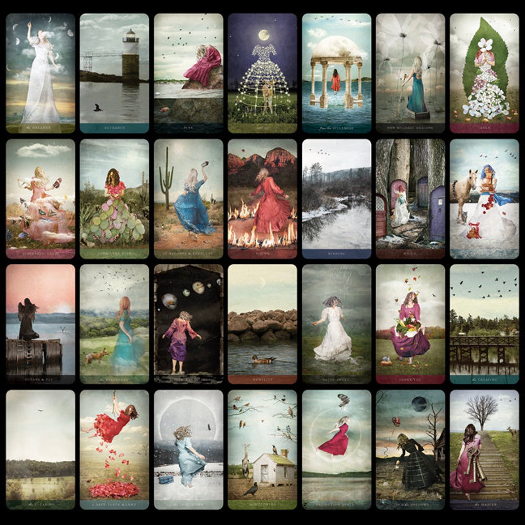 DECK IV Self-reflection Deck | Spiritual Art Artist Tarot Oracle Cards ...