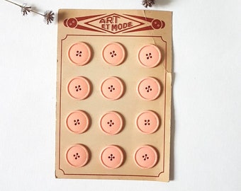Peach Color Buttons - Etsy