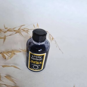 Vintage Stamping Ink Bottle French Brand Tiflex Superior - Etsy