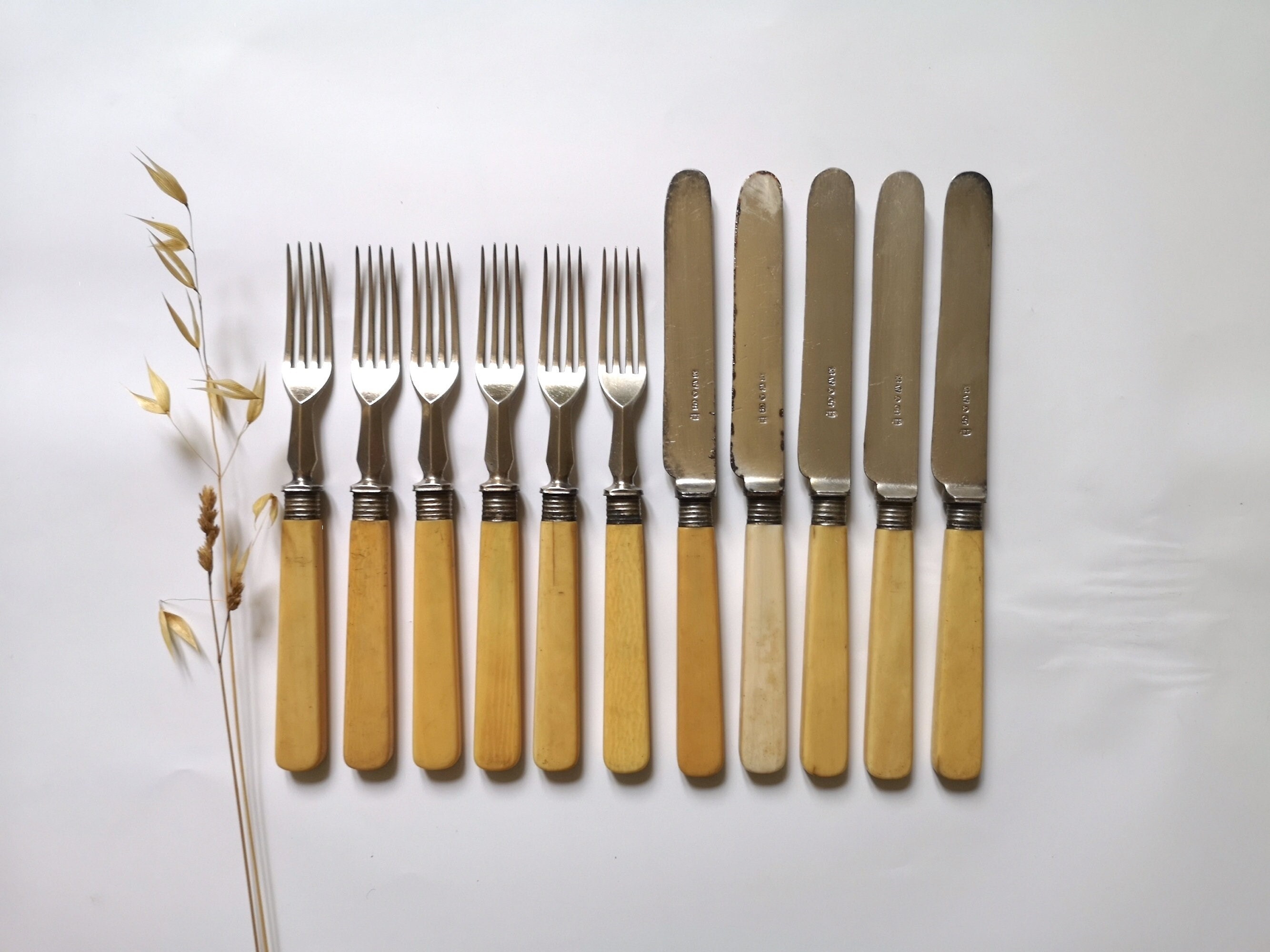 Vintage Silverware Cutlery Mappin and Webb Silver Punch Knives | Etsy