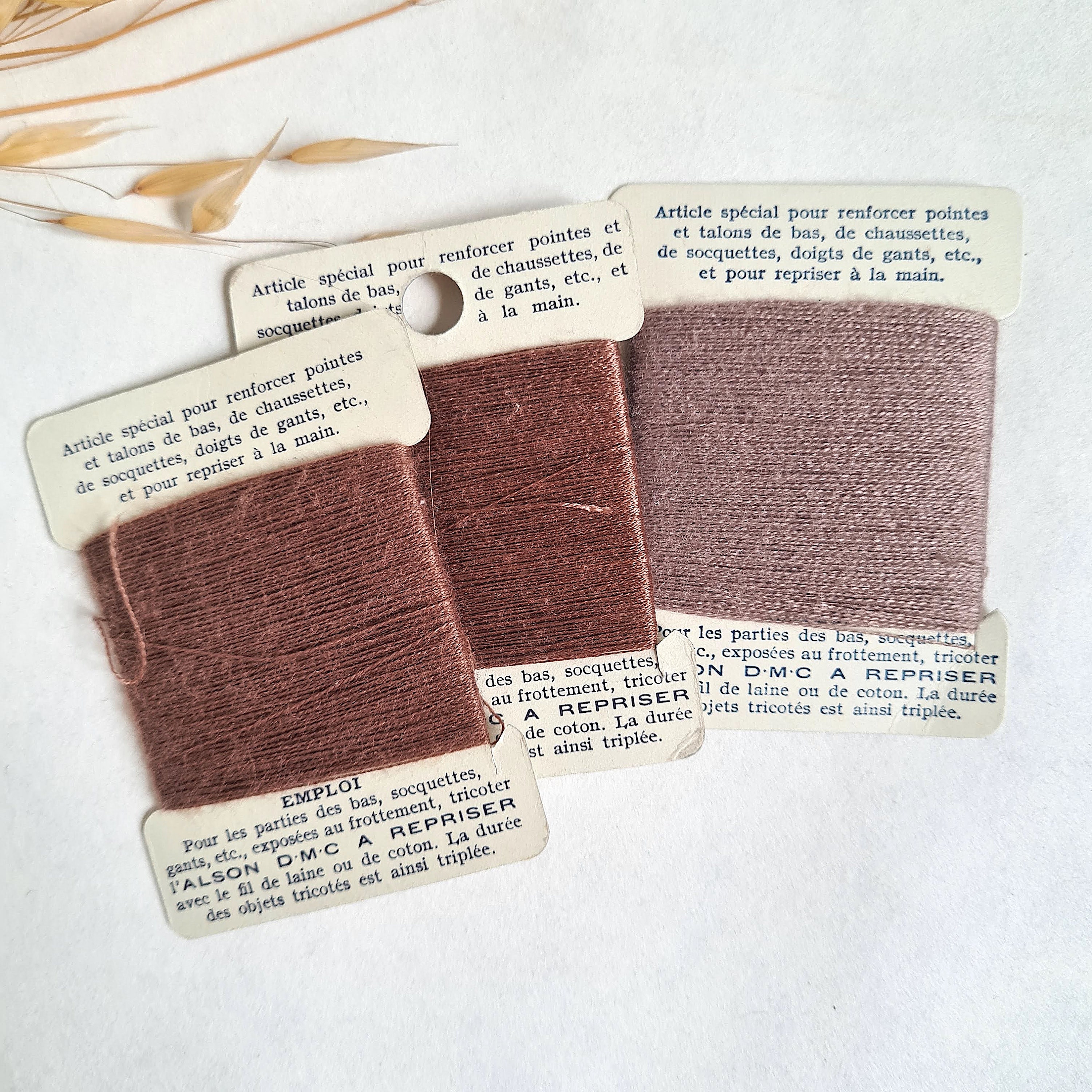 Vintage Haberdashery Thread Sewing Darning Alson DMC France French ...