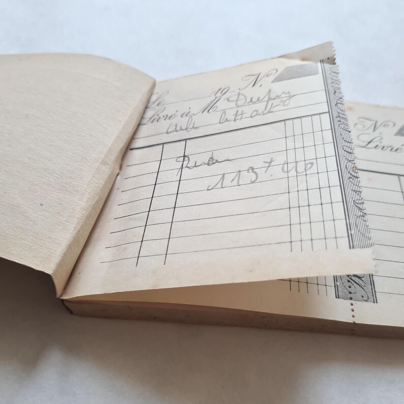 Vintage Delivery Note Book/bundle of Detachable Sheets/customer Order ...