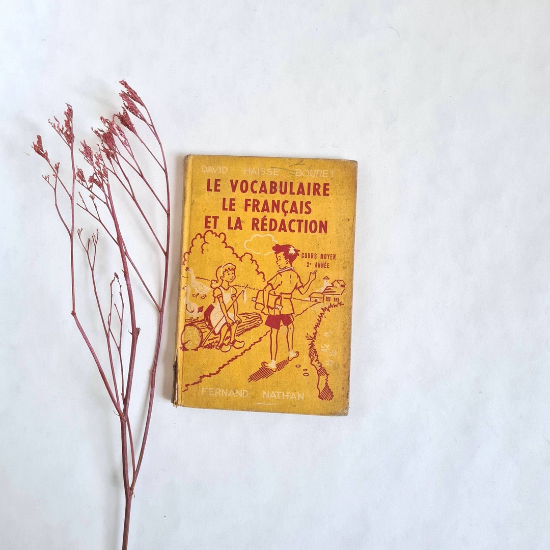 Vintage Book Vocabulary French and Writing Medium Course Nathan France ...