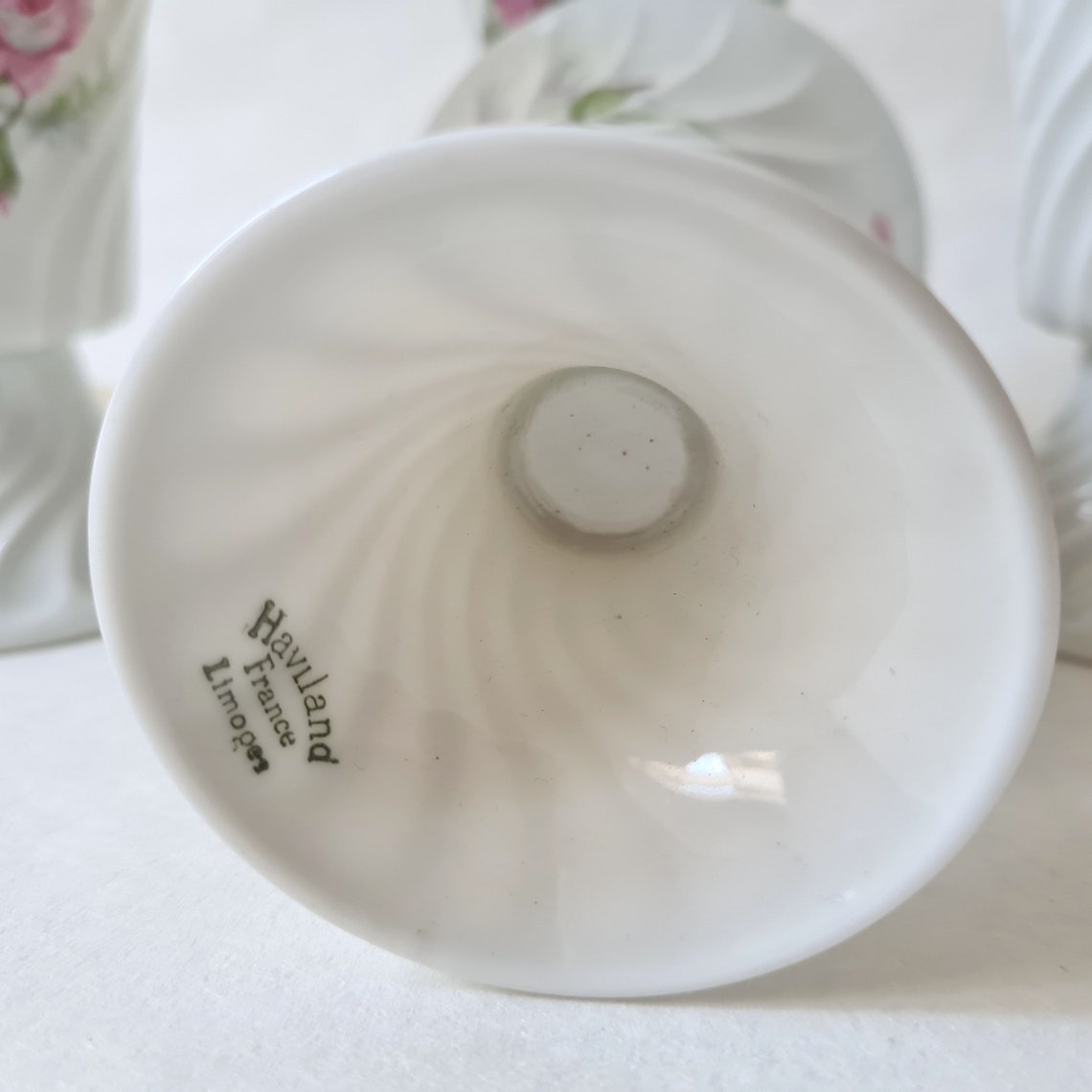 Vintage Mazagran Cup Mug Glasses Set 4/fine French Porcelain/haviland ...