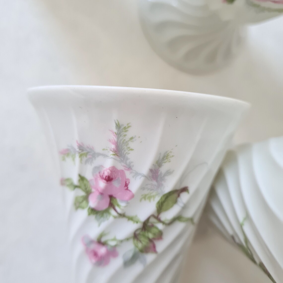 Vintage Mazagran Cup Mug Glasses Set 4/fine French Porcelain/haviland ...