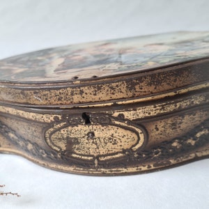 Vintage Large Iron Metal Sheet Box/victorian Decor French Rococo ...