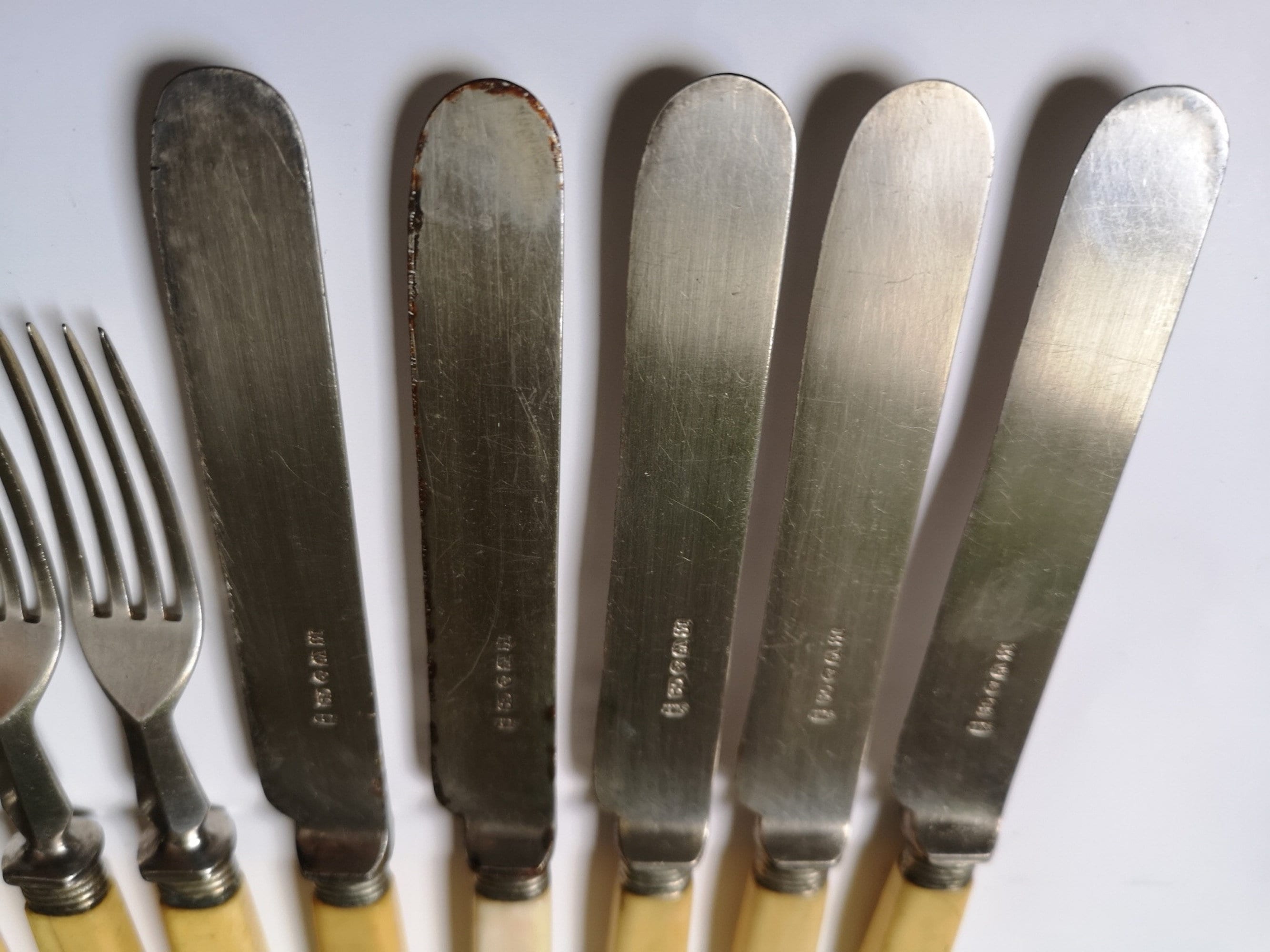 Vintage Silverware Cutlery Mappin and Webb Silver Punch Knives | Etsy