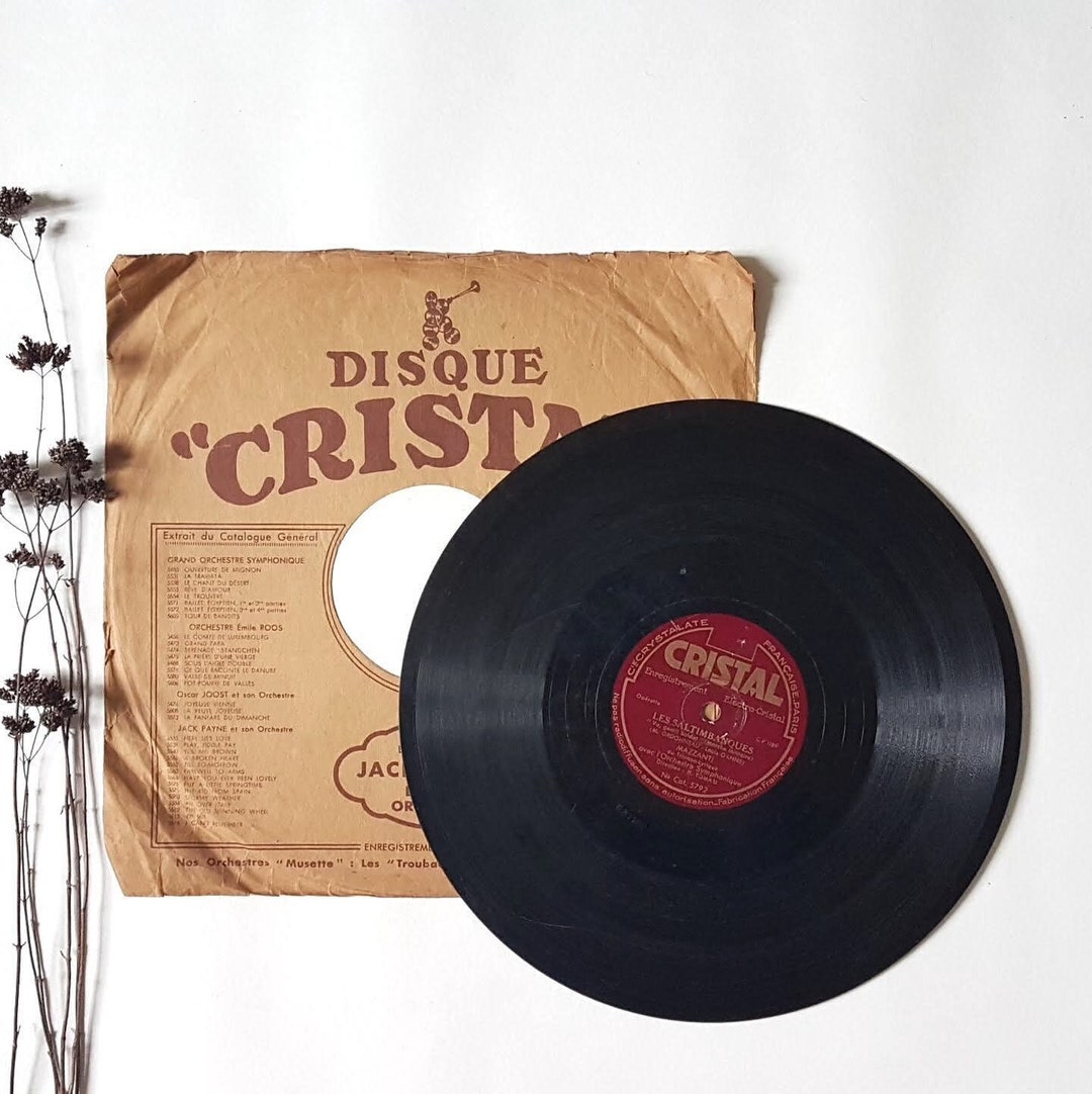 Vintage Vinyl Record Music/cristal France/operetta Mazzanti/les ...