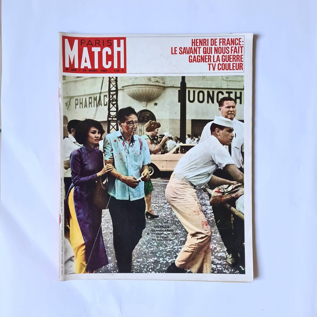 Vintage Paris Match April 10, 1965 Issue 835 Vietnam Henri De France ...