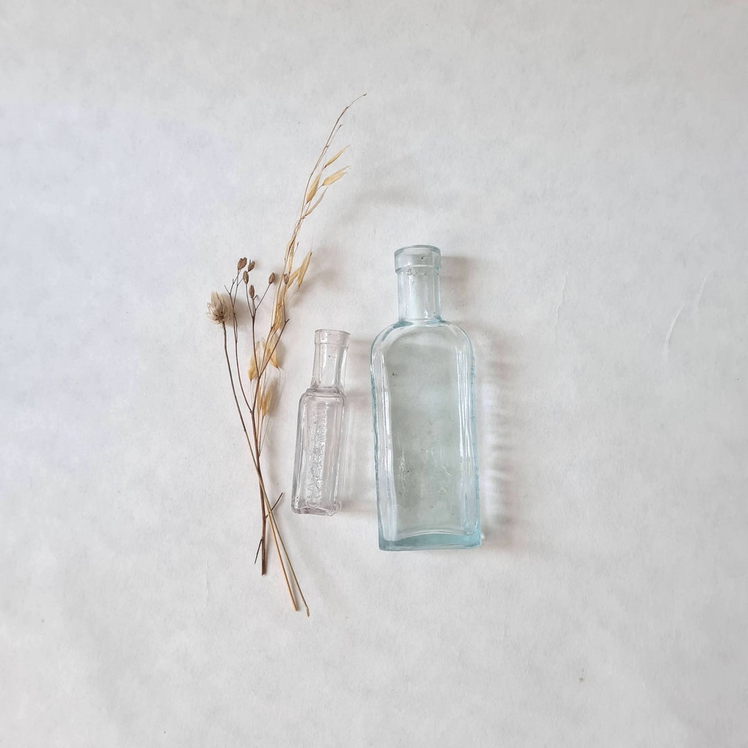 Vintage Galbrun Pharmacy Bottle and Famel Syrup/transparent Blue ...