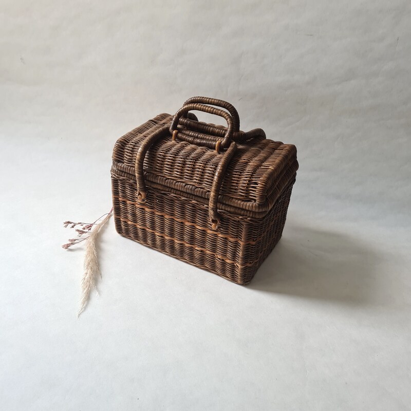 Rattan Suitcase - Etsy