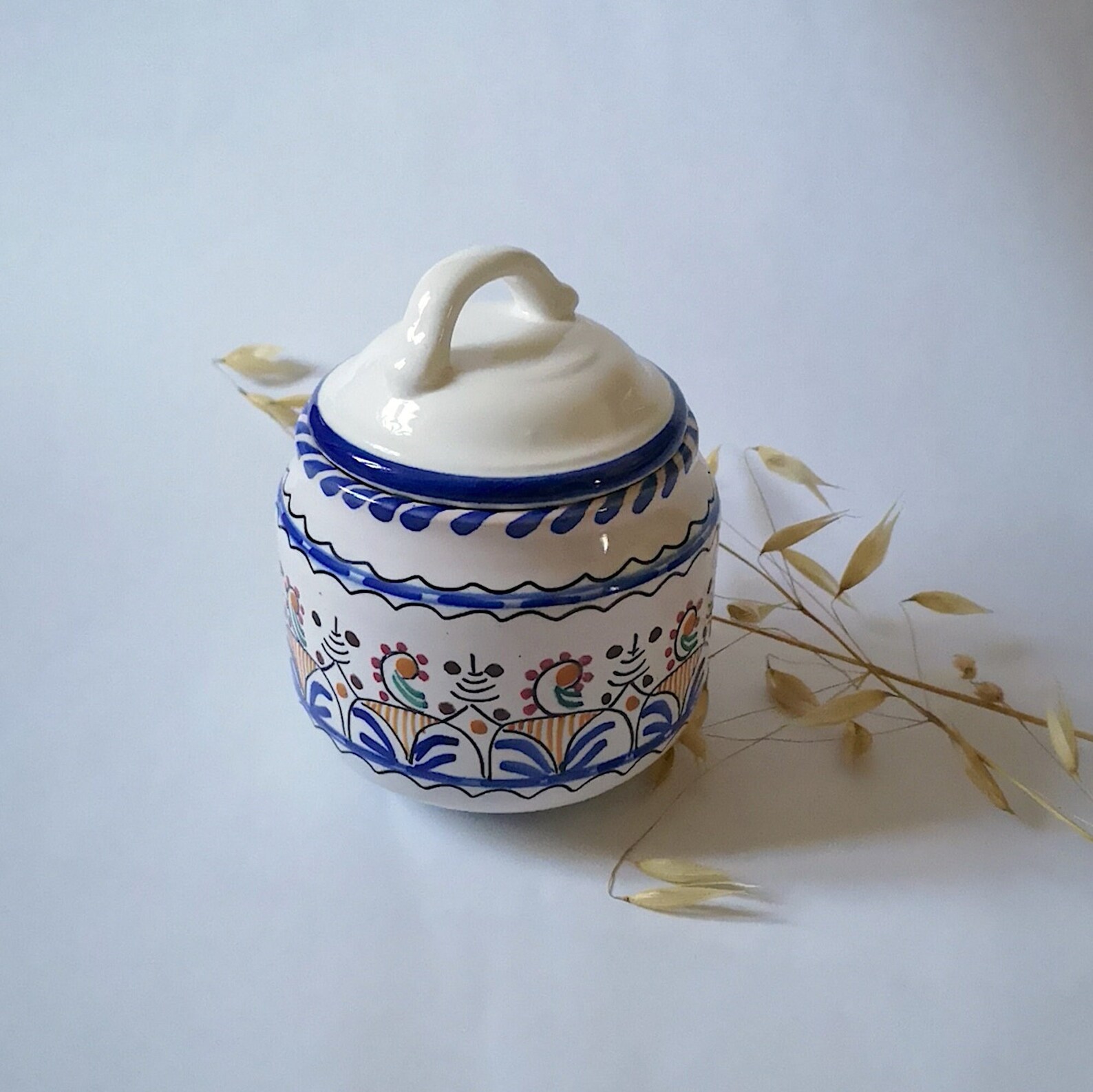 Vintage Porcelain Manises Ceramics Spain Earthenware Handmade - Etsy