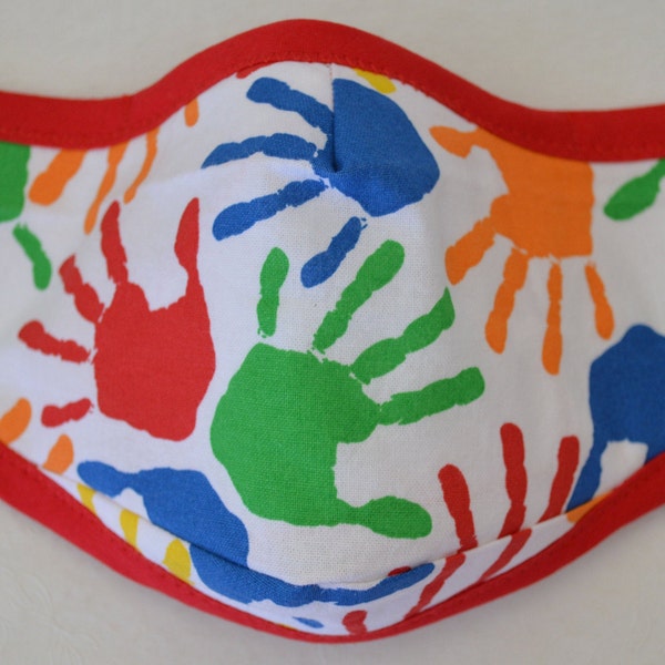 Handprint Mask - Etsy