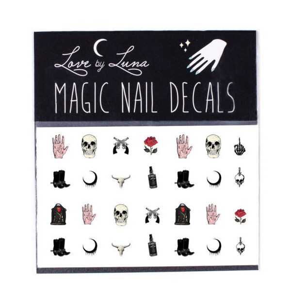 Moon Nail Decals - Etsy