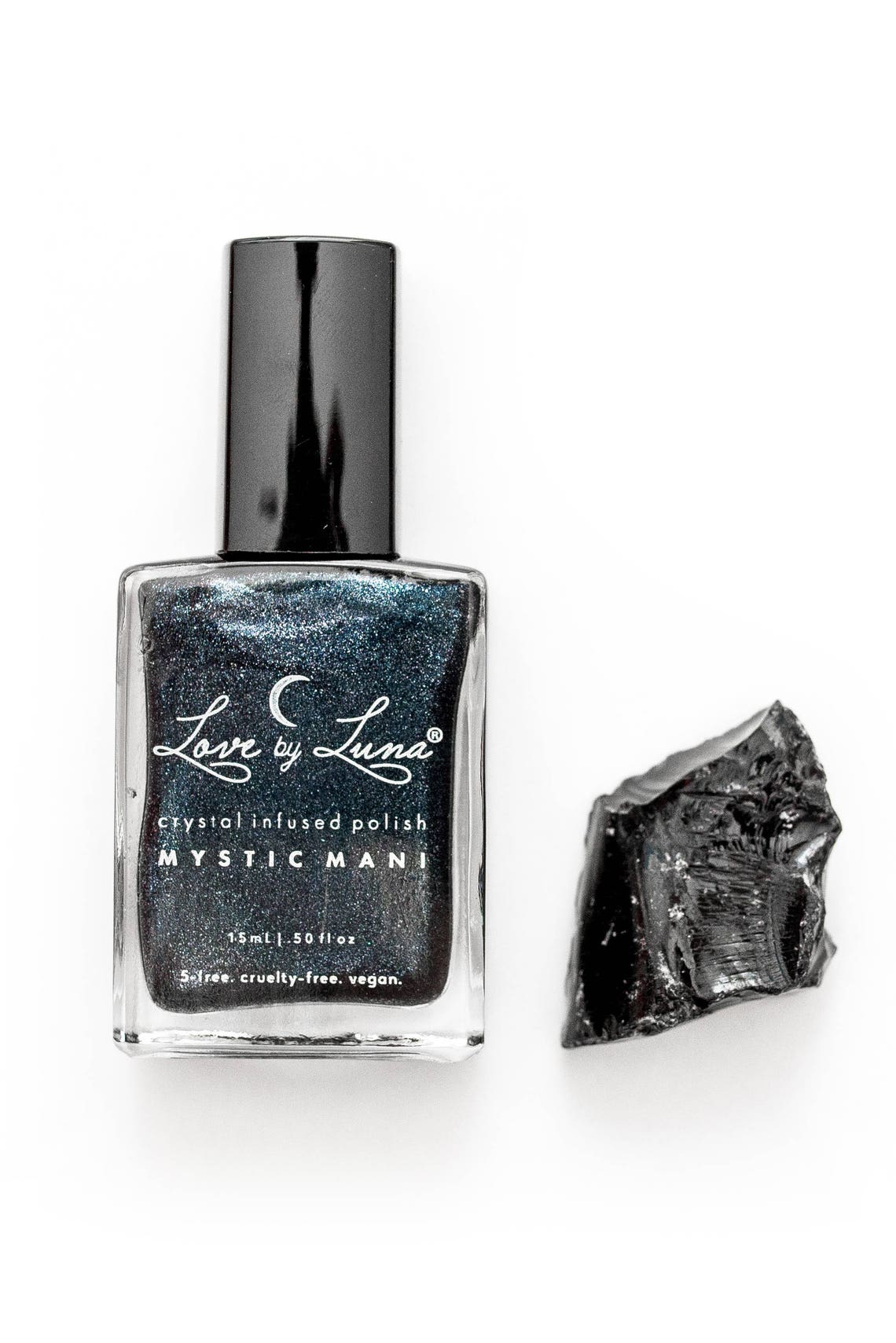 Scorpio + Obsidian Nail Polish | Crystal Infused Nail Polish | Nail ...