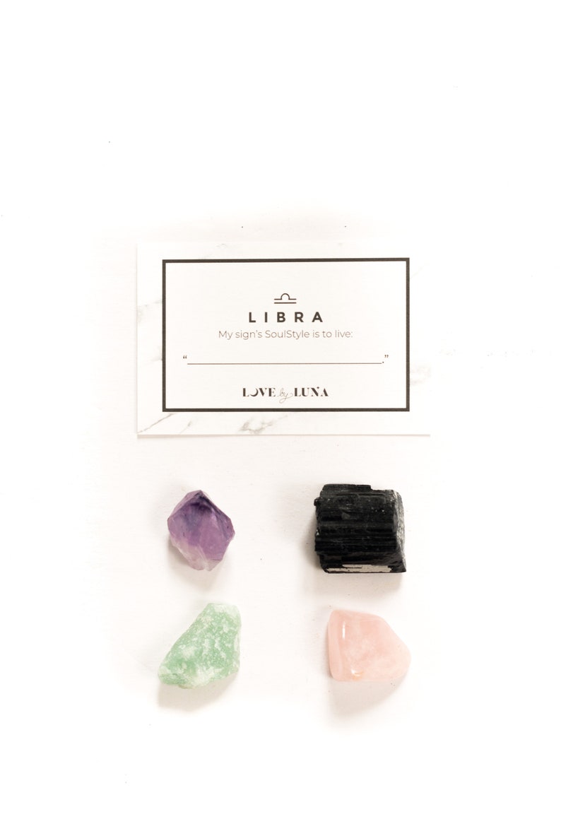 Libra Crystal Set Zodiac Crystal Set Libra Crystal Libra | Etsy