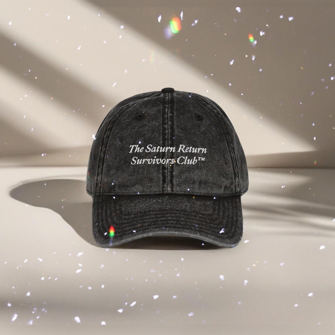 Saturn Return Survivors Club Vintage Cap | Saturn Return Hat | Cute ...