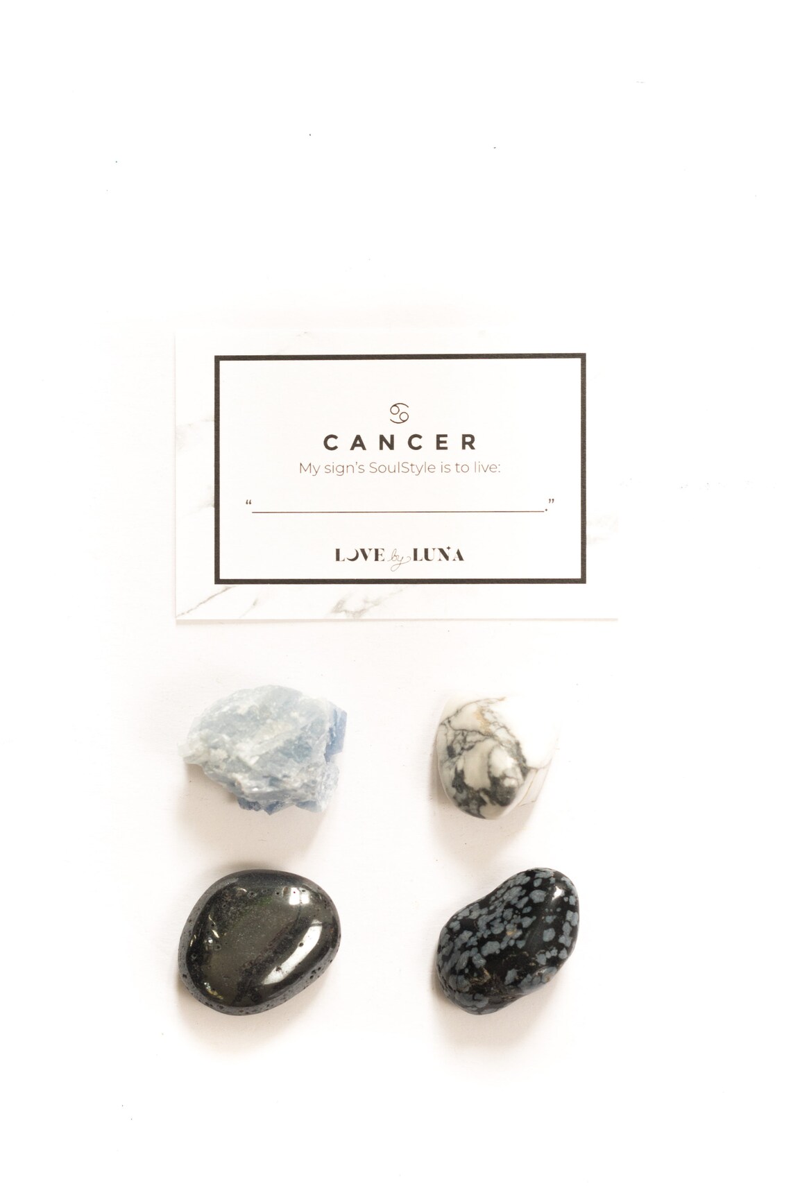 Cancer Crystal Set Cancer Zodiac Crystal Set Cancer Gifts | Etsy