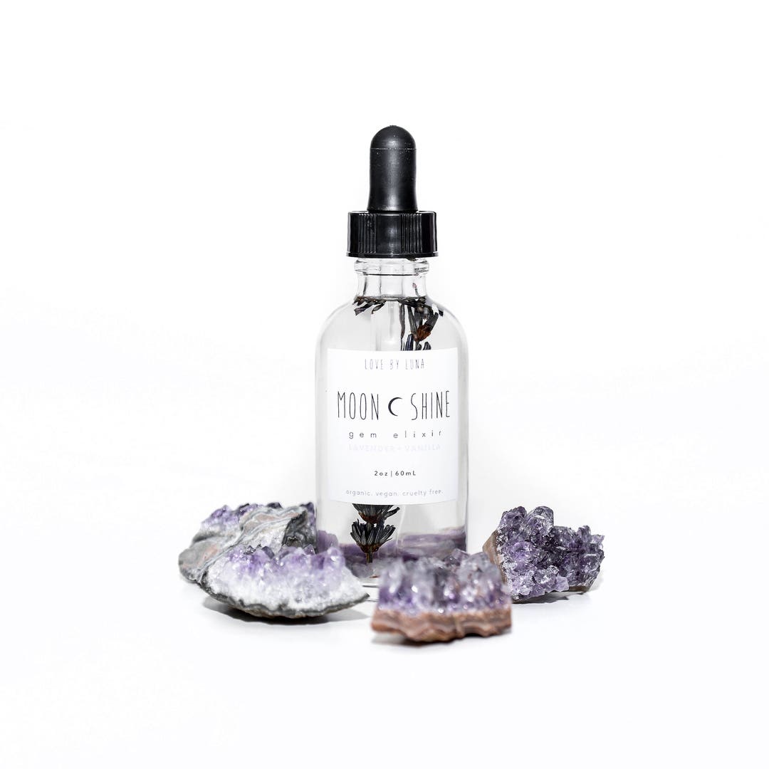 Organic Lavender Vanilla Gem Elixir / Lavender Essential Oil Blend ...