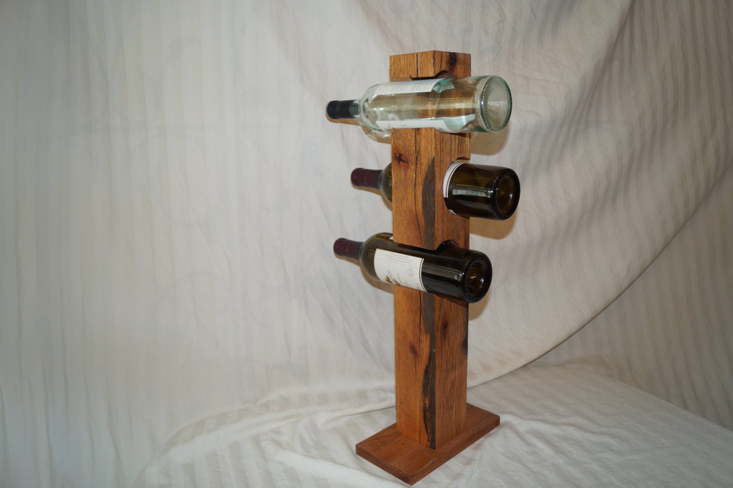 Unique Wine Rack, Reclaimed Wood Wine Rack, Salvaged Wood Wine Storage ...