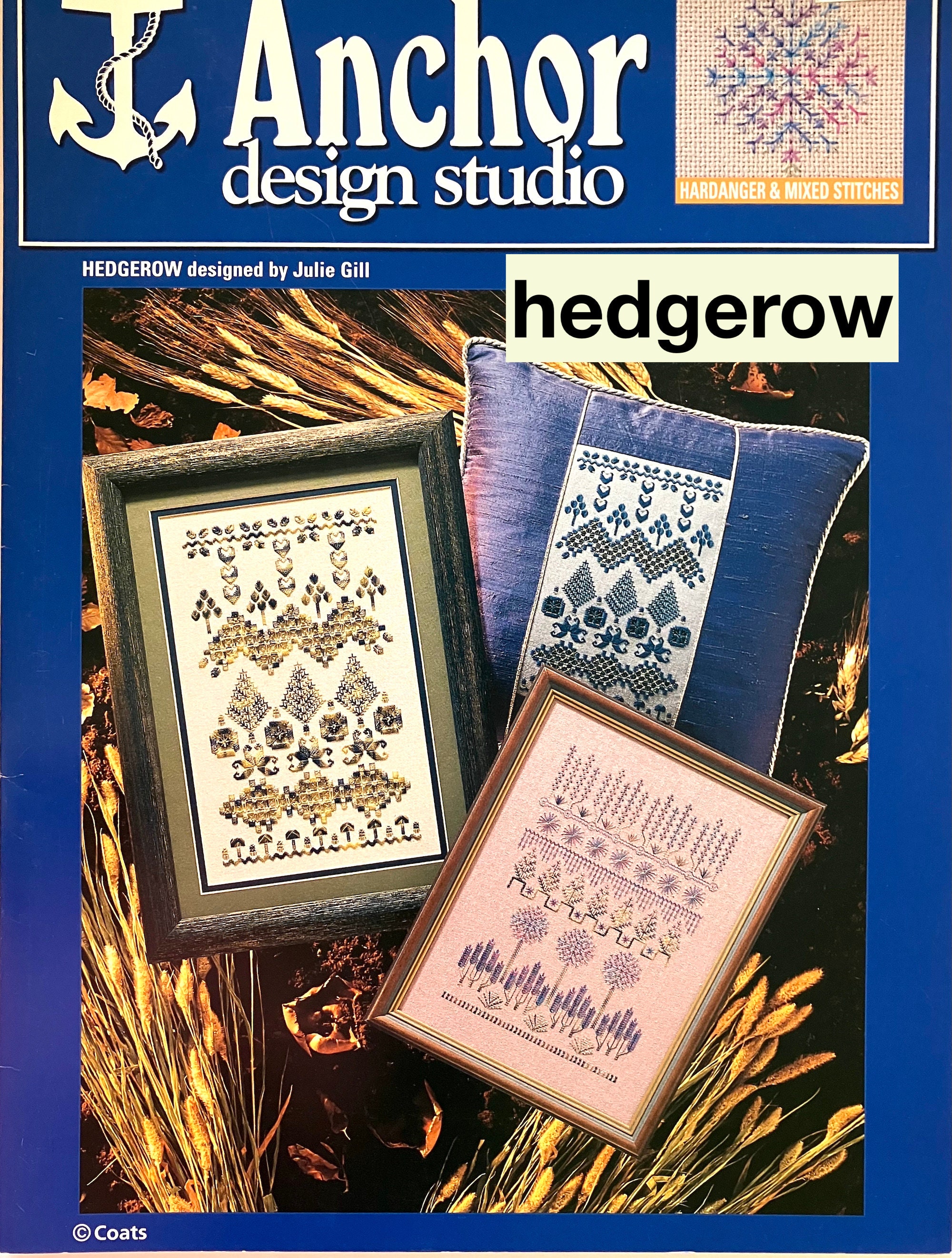 Anchor Design Studio Embroidery Charts for Hardanger, Mixed and ...