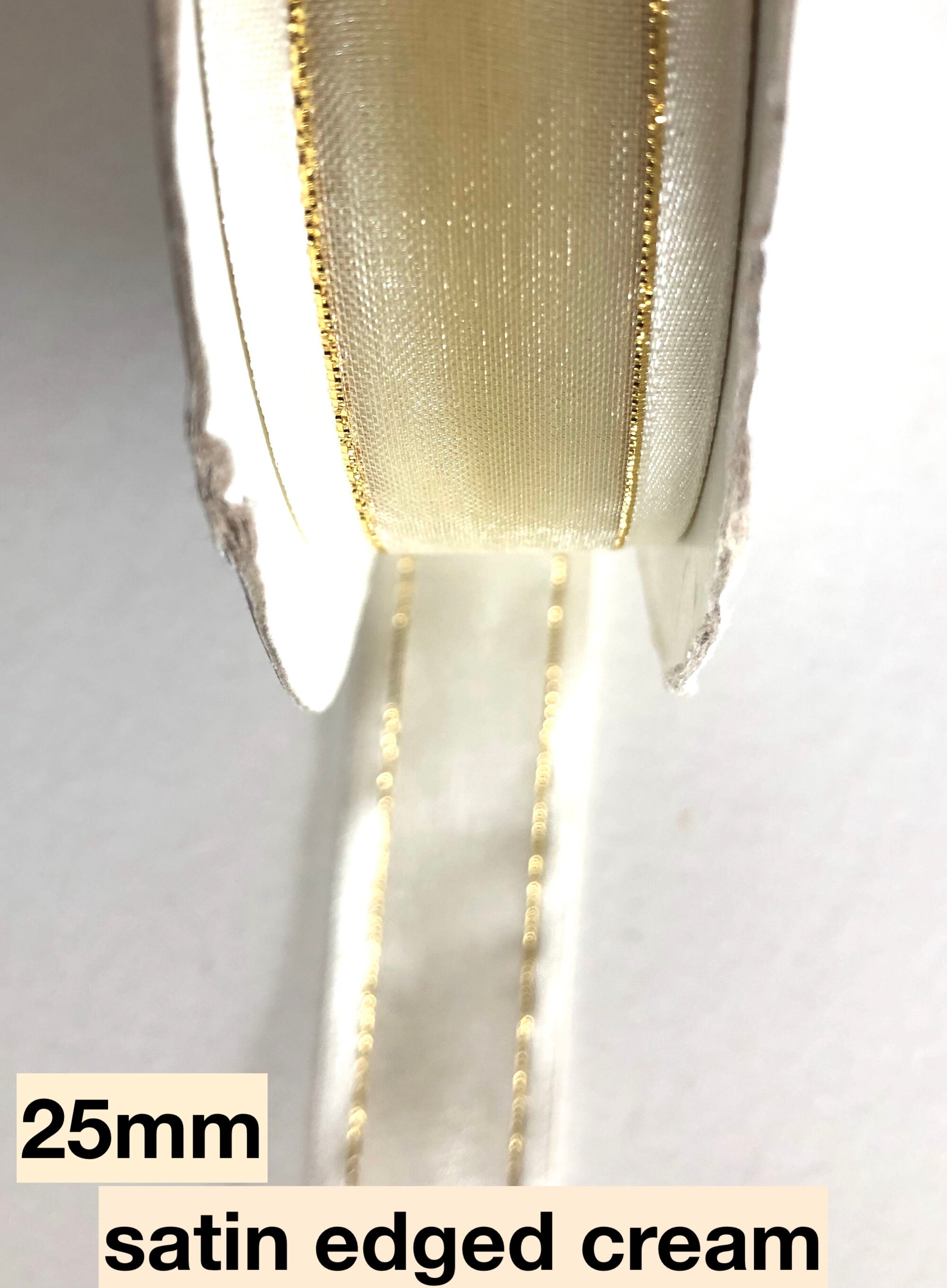 Organdy Ribbons in Various Widths 70mm,40mm,38mm and 25mm. Pre Cut to 3 ...