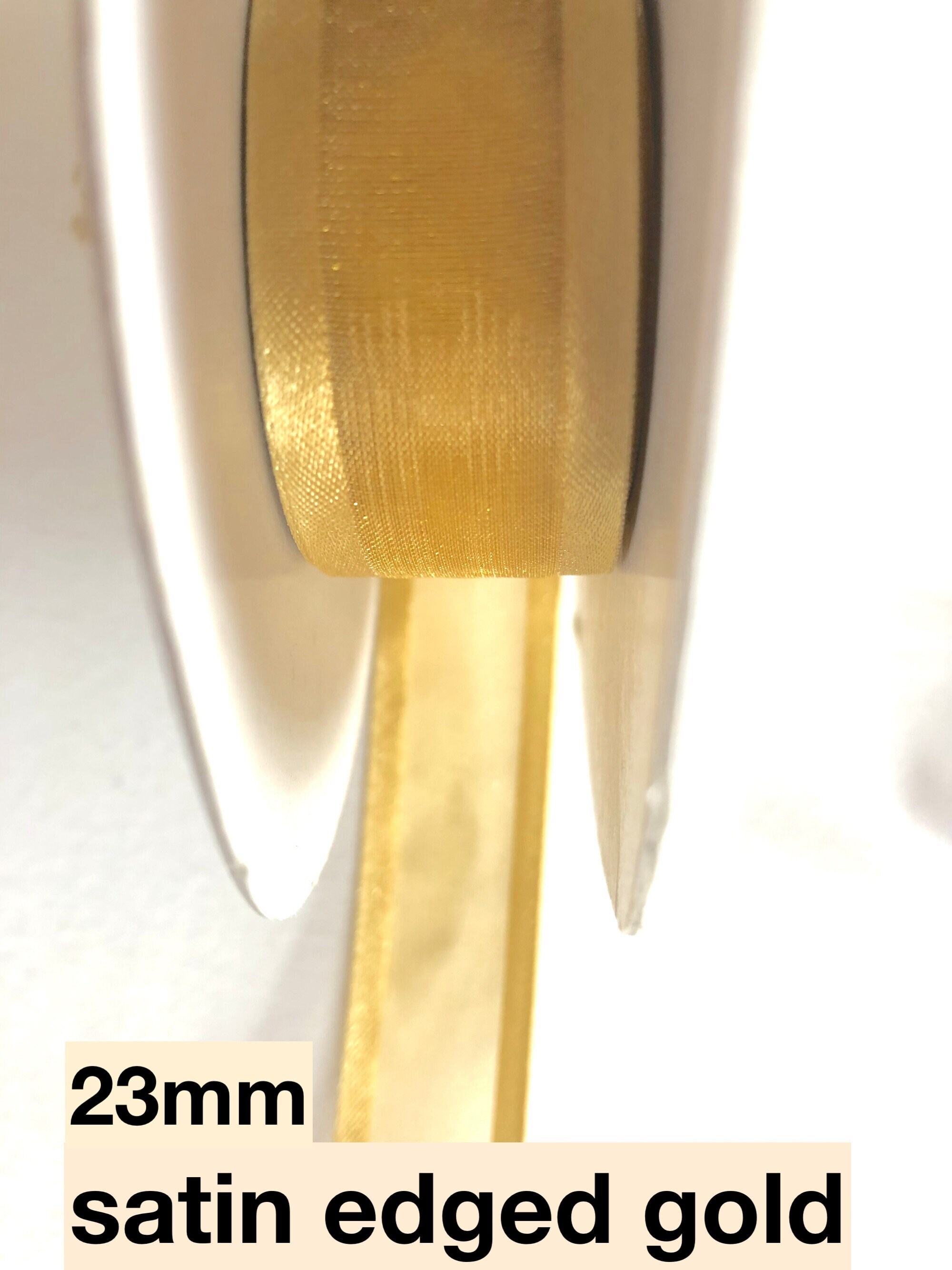 Organdy Ribbons in Various Widths 70mm,40mm,38mm and 25mm. Pre Cut to 3 ...