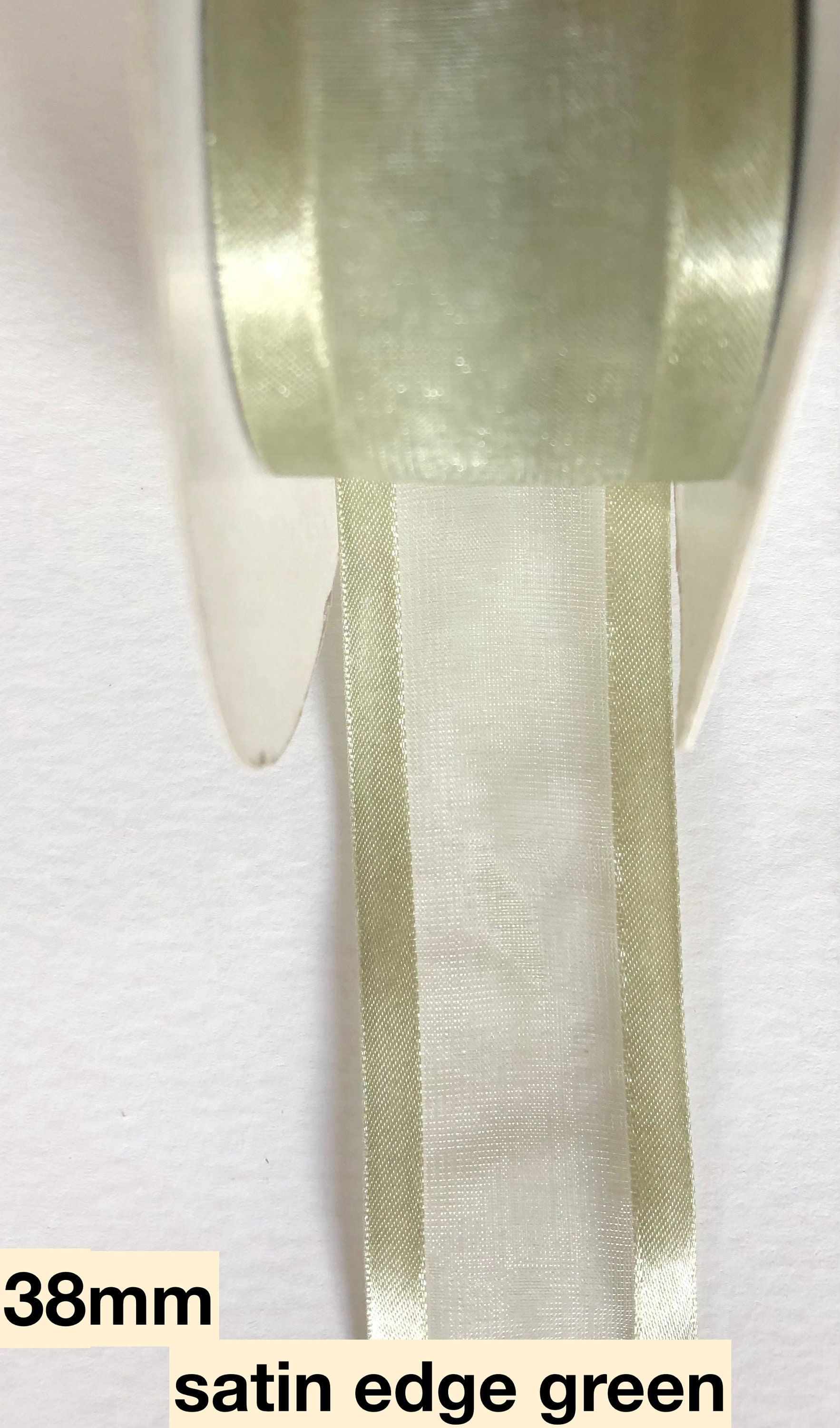 Organdy Ribbons in Various Widths 70mm,40mm,38mm and 25mm. Pre Cut to 3 ...