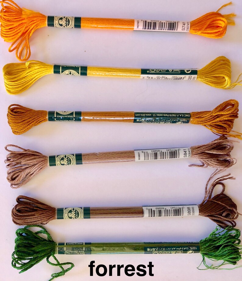 DMC Satin Embroidery Threads - Packs of 6 Skeins - Etsy