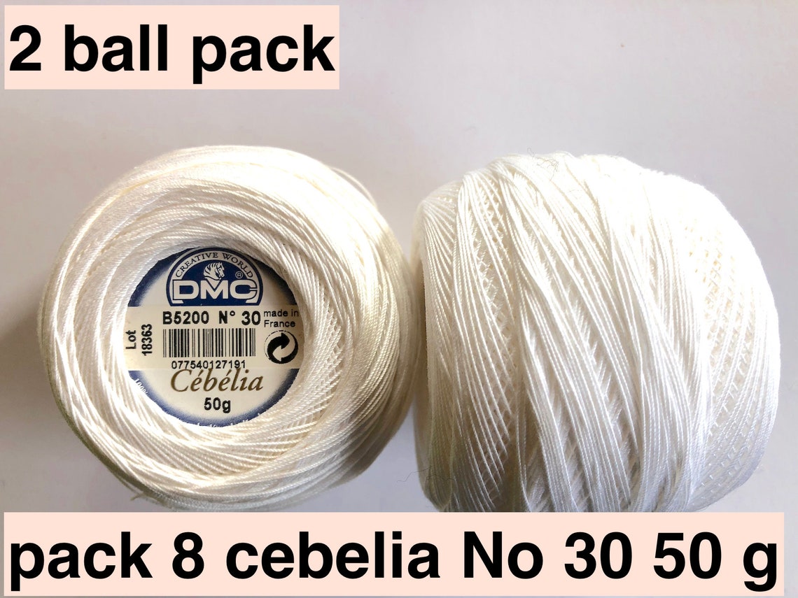DMC Cebelia No 30 Crochet Thread: Packs of 50 Gram and 25 Gram | Etsy