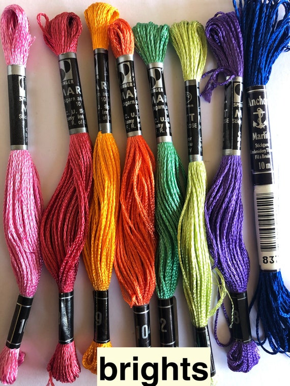 Anchor Marlitt Stranded Viscose Threads-packs of 8 Skeins | Etsy