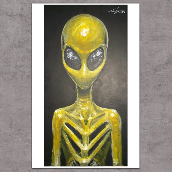 Grey Alien Art