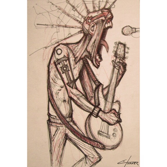 Punk Rock Art Drawings