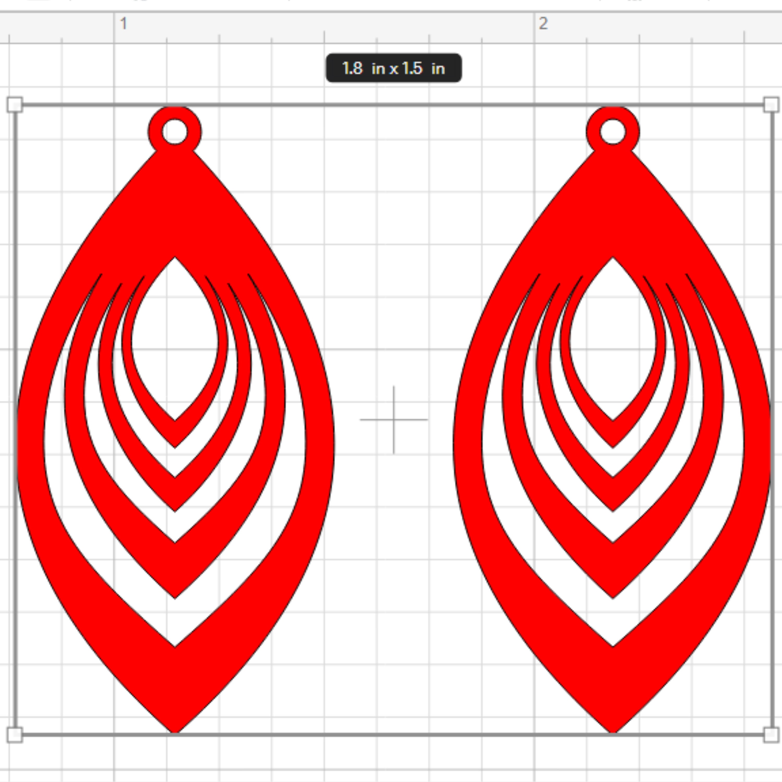 Earrings Svg - Etsy